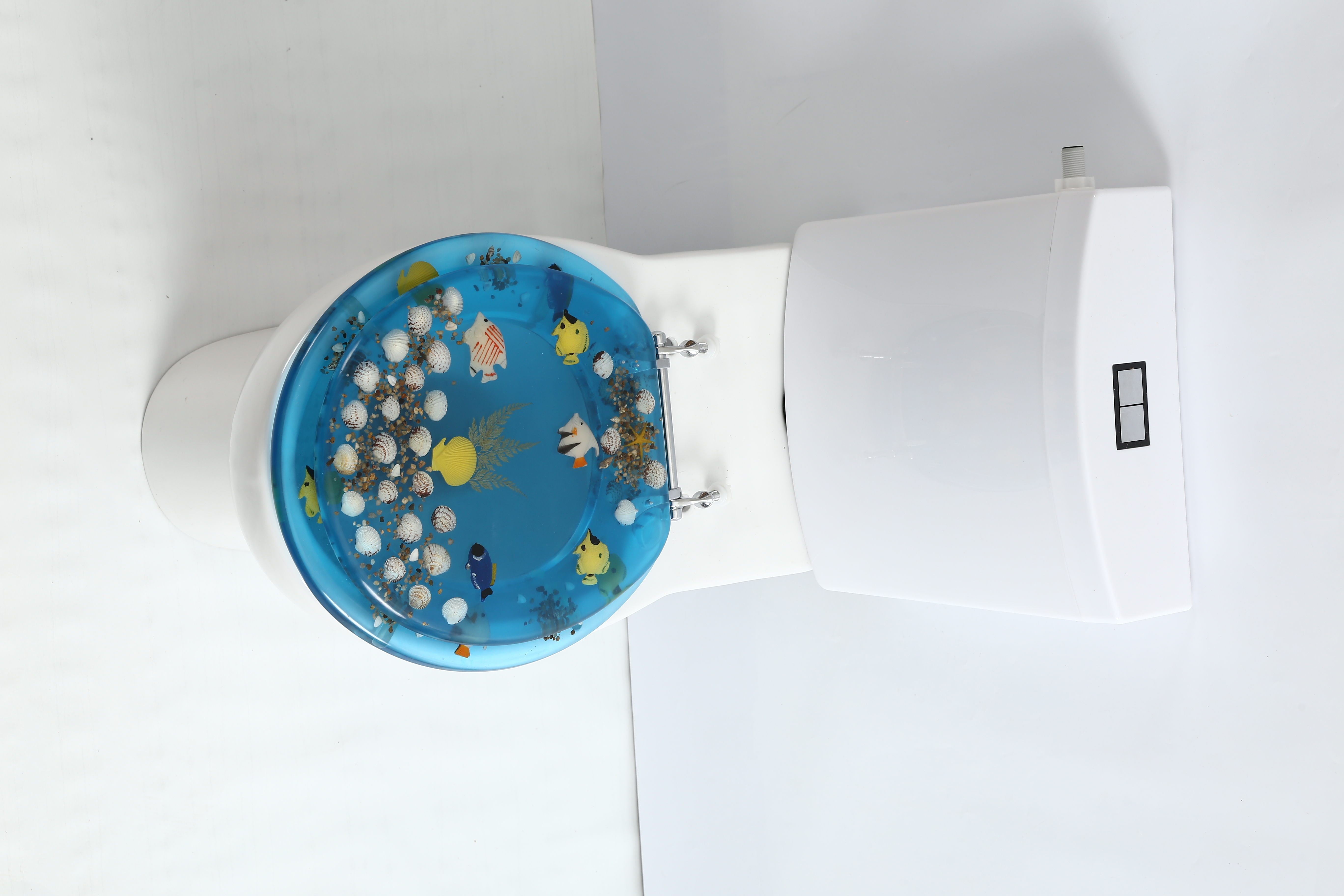 OEM 17 Inch Blue Fish Toilet Seat Suppliers, Company, Exporter